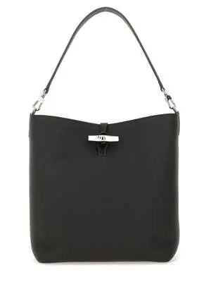 Longchamp Chic Mini Hobo Handbag Perfect For Every Occasion - Black