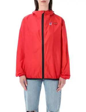 Play Comme Des Garcon Lightweight Waterproof Jacket Size - Red