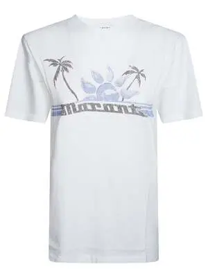 Isabel Marant Étoile Mini Graphic Tee - Bianco