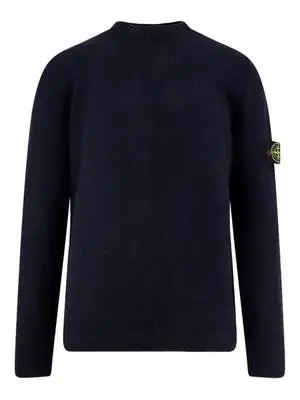 Stone Island STONE ISLAND Ribbed High Neck Sweater Navyblue