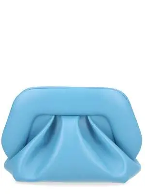 THEMOIRE THEMOIRÈ Structured Clutch Bag Azure