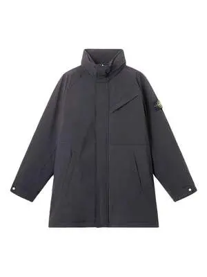 Stone Island Long Jacket - Navyblue