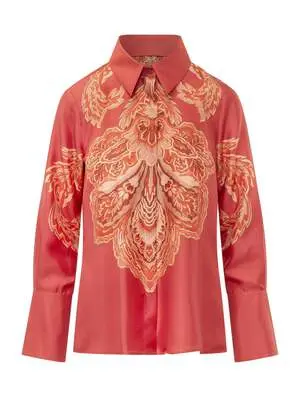 Momoni Mini Shirt With Decorative Print