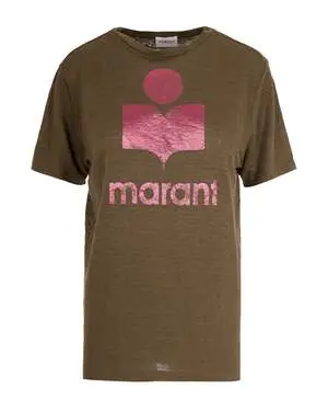 MARANT ETOILE Mini T-shirt Ss26 Collection - Khaki/pink