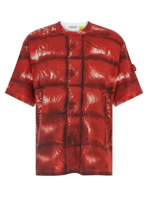Moncler Genius Short Sleeve T-shirt - Red