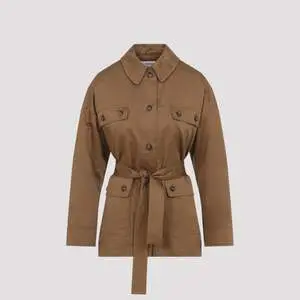 YVES SALOMON Essential Shirt Jacket For - Nude & Neutrals