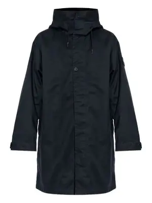 Stone Island Long Paintrka Jacket - Navyblue