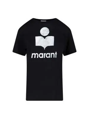 MARANT ETOILE Logo T-shirt - Black