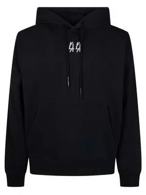 44 LABEL GROUP Logo-print Hoodie - Nero