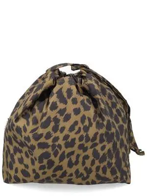 Aspesi Stylish Mini Animal Print Handbag - Animalier