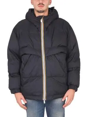 K-WAY Clauden 2.1 Amiable Nylon Padded Jacket - Black