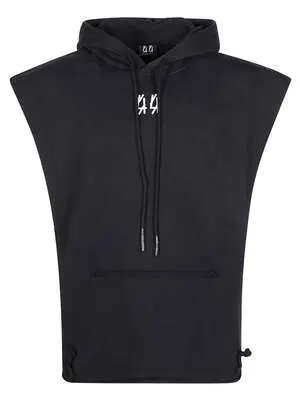 44 LABEL GROUP Mini Logo Hoodie Sweatshirt - Nero