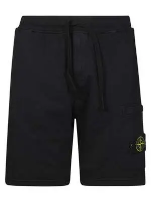 Stone Island Mini Cargo Shorts - Nero