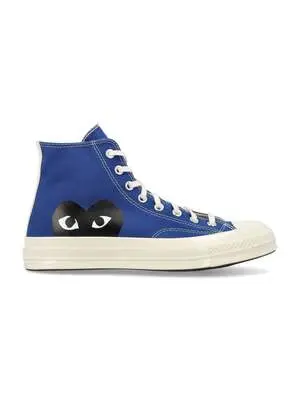 CONVERSE X COMME DES GARONS PLAY Canvas Chuck 70 Hi Top Sneaker - Blue