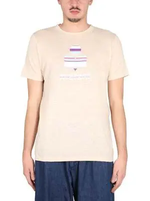 MARANT Crawling Logo Print T-shirt - White