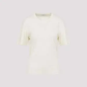 LEMAIRE Ribbed T-shirt For Spring/summer 2026 - Nude & Neutrals