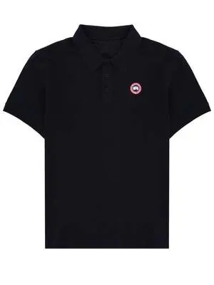 Canada Goose Short-sleeve Polo Shirt - Black