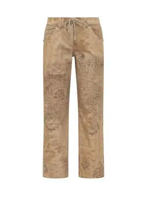 Isabel Marant Étoile Chic Paint Trousers With Pocket Detail