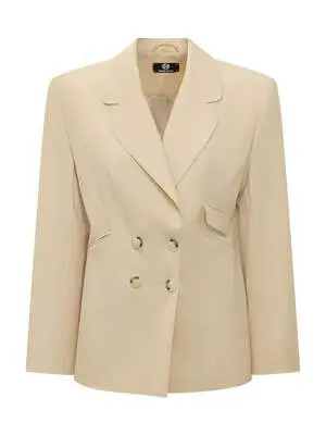 MOM'S PANTS Elegant Double-layer Blazer - Butter