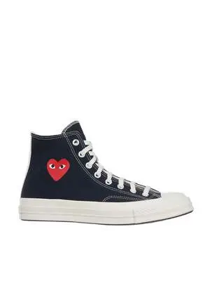 Play Comme Des Garcon Mini Hi Top Sneakers For - Black