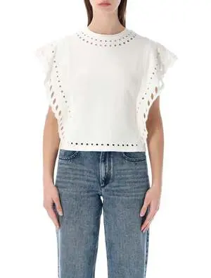 MARANT ETOILE Odyle T-shirt - Beige