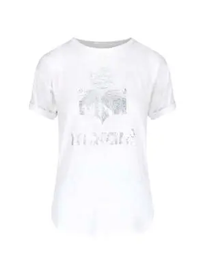 MARANT ETOILE Koldi T-shirt With Necklace Detail - White