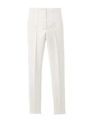 Jacquemus Elegant Trousers For Summer 2026 - Bianco