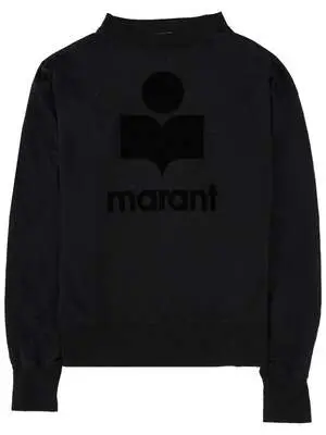 MARANT ETOILE Logo Graphic Crewneck Sweatshirt