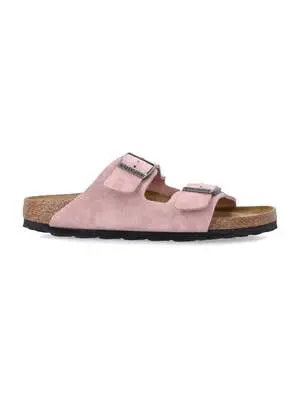 BIRKENSTOCK BIRKENSTOCK Arizona Sandals With Adjustable Buckle Straps Pink Clay