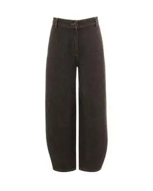 SESSUN High-waisted Wide-leg Jeans - Brownim