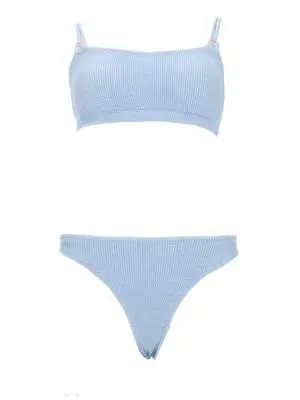 Hunza G Mini Costume Bikini "cassie - Baby Blue
