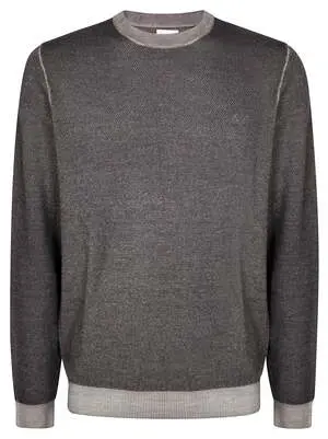 SUN 68 Classic Mini Crewneck Sweater - Grigio