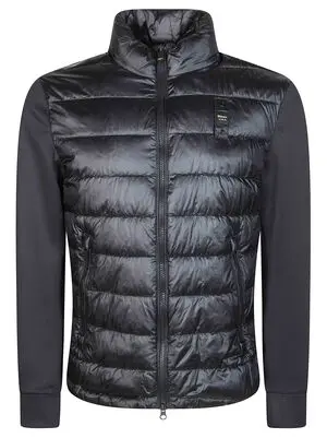 BLAUER. Biker Sweatshirt - Nero