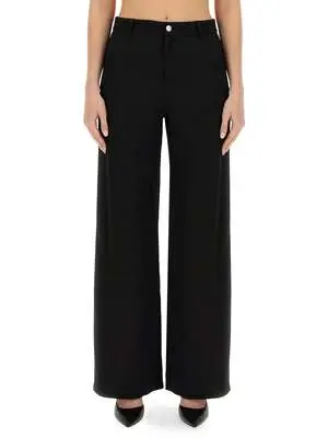 Moschino Palazzo Trousers - Black