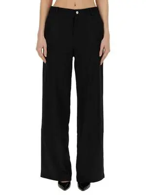 Moschino MOSCHINO JEANS Wide Leg Trousers Black