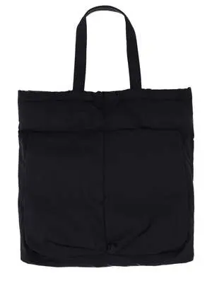 Aspesi Quilted Tote Bag - Blue