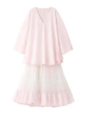 Jacquemus Paysan" Tiered Dress - Pink