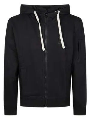 BLAUER. Full Zip Hooded Sweatshirt For Ss26 Collection - Nero