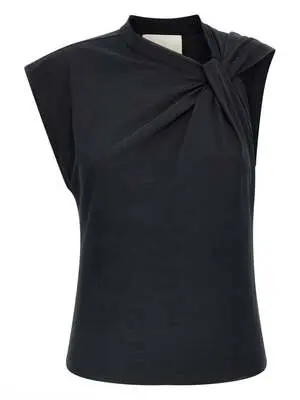 Isabel Marant Étoile Asymmetrical Organic Cotton T-shirt