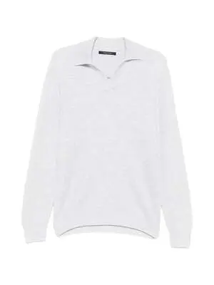Tagliatore Ribbed Cotton Sweater - Beige