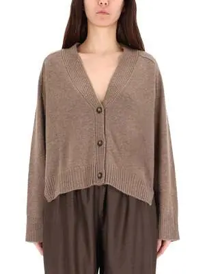 Loulou De Saison Kaia Cashmere Cardigan - Dove