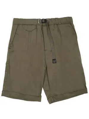 WHITE SAND Comfort Stretch Mini Shorts With Belt - Multicolour