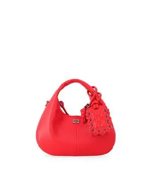 GANNI Eco-chic Mini Crossbody Bag - Goji Berry