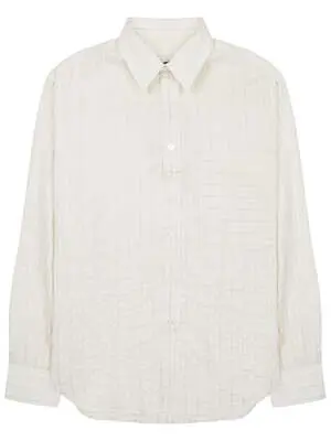 COSTUMEIN Stylish Linen Blend Shirt - Beige