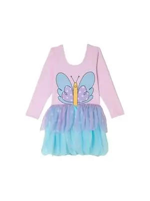 Stella McCartney Mini Dress With Butterfly Print - Multicolour