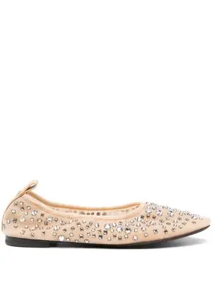 Tory Burch Crystal-embellished Ballet Flats - Multicolour