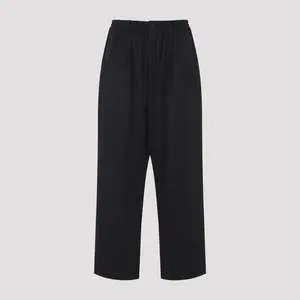 Y3 Refined Wool Track Pants - Black