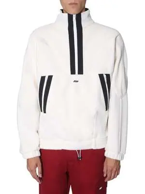 MSGM Contrast Stripe Sweatshirt - White