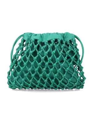 THE FRANKIE SHOP Mini Pouch Handbag - Emerald