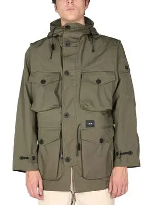 ARKAIR Hooded Zip-up Cotton Polyester Ripstop Jacket - Green